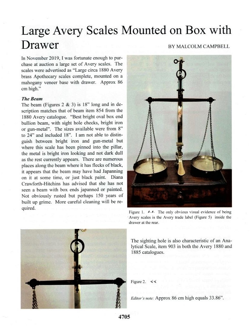Mal Campbell – Article | Collecting Gold Scales & Troy weights.